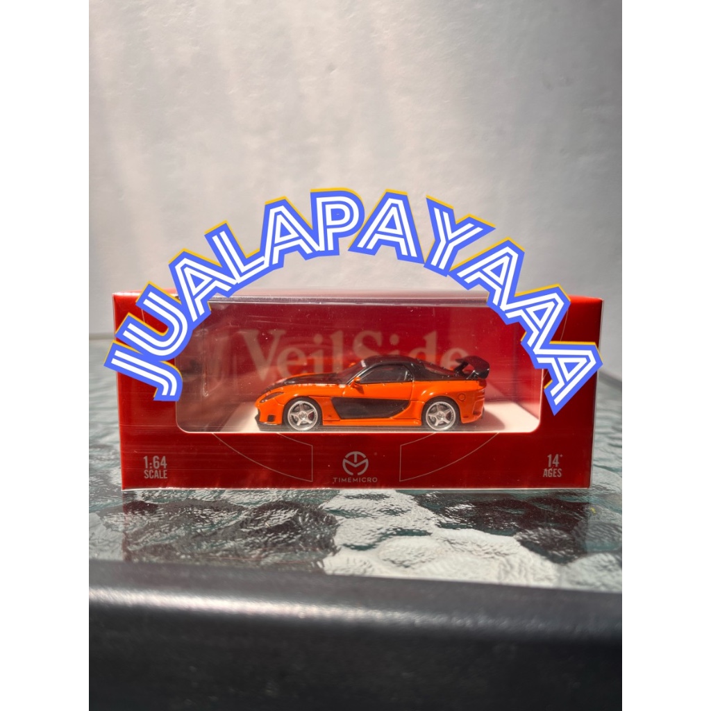 Jual Time Micro 64 Mazda RX7 Veilside Han Tokyo Drift w/ Han Figure ...