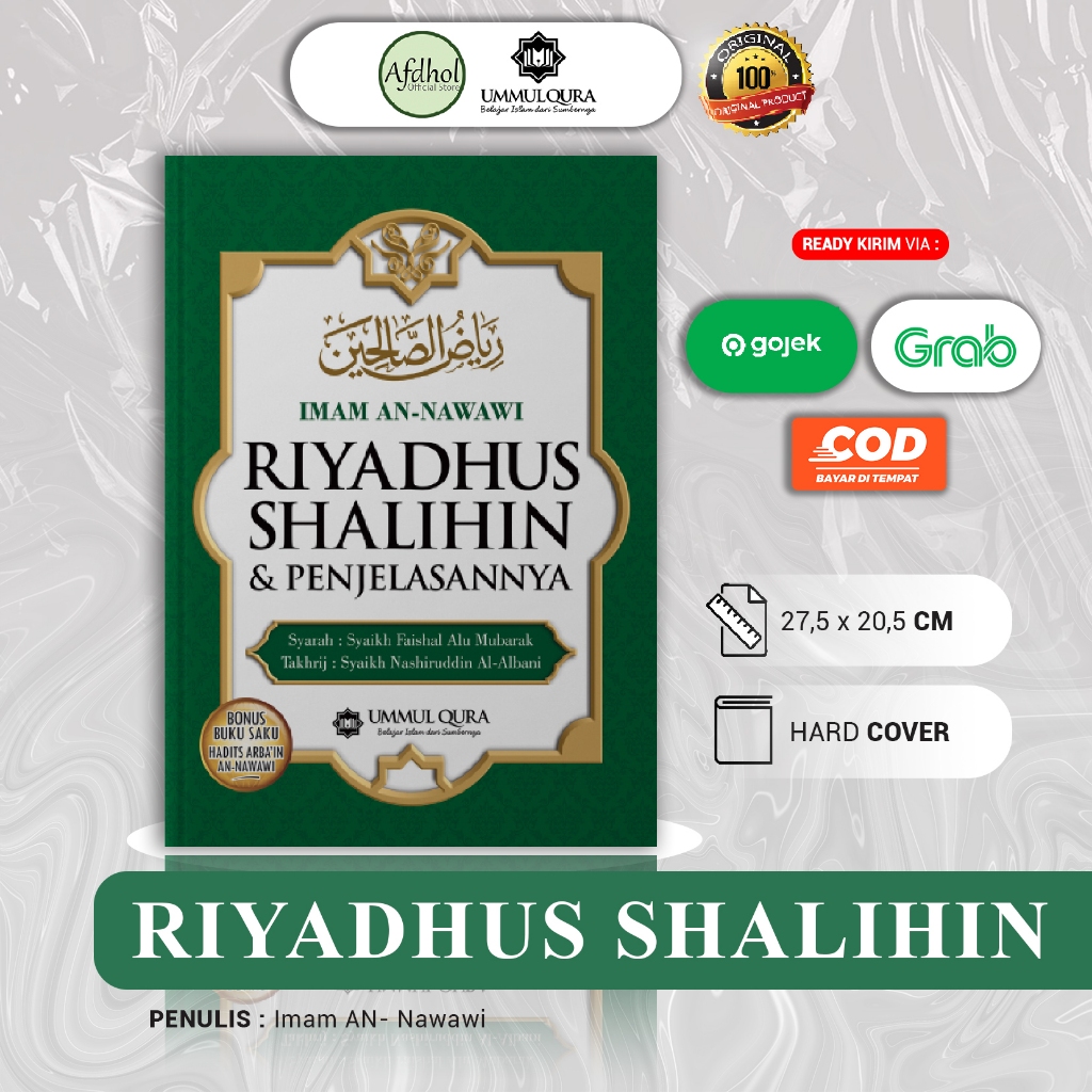 Jual Riyadhus Shalihin Dan Penjelasannya + BONUS Buku Hadits Arbain An Nawawi - Tathriz ...