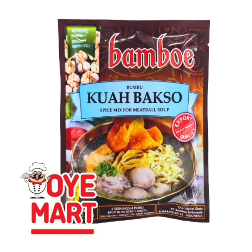 Jual BAMBOE BUMBU KUAH BAKSO 60GR/BUMBU MASAK INSTAN | Shopee Indonesia