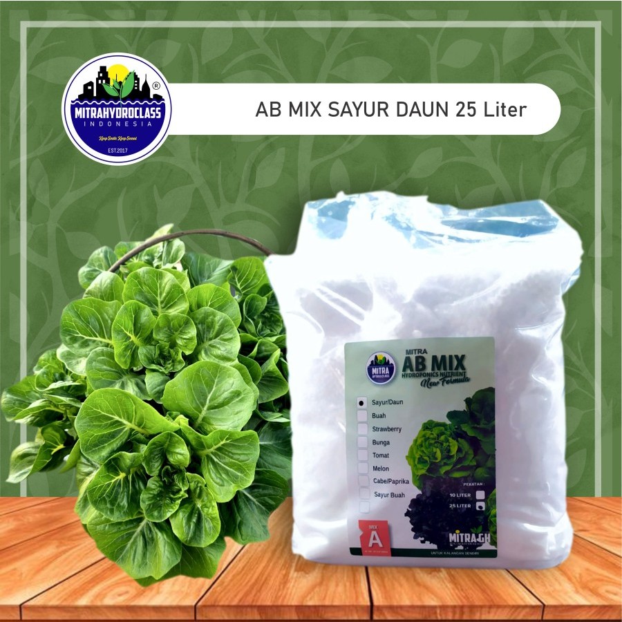 Jual Nutrisi Hidroponik 25L Sayur Daun - AB Mix Mitrahydroclass ...