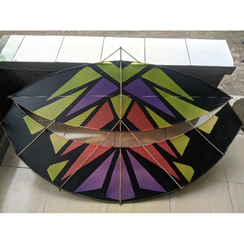 Jual arku gapangan pegon ceper/layang layang gapangan belum dirakit ...
