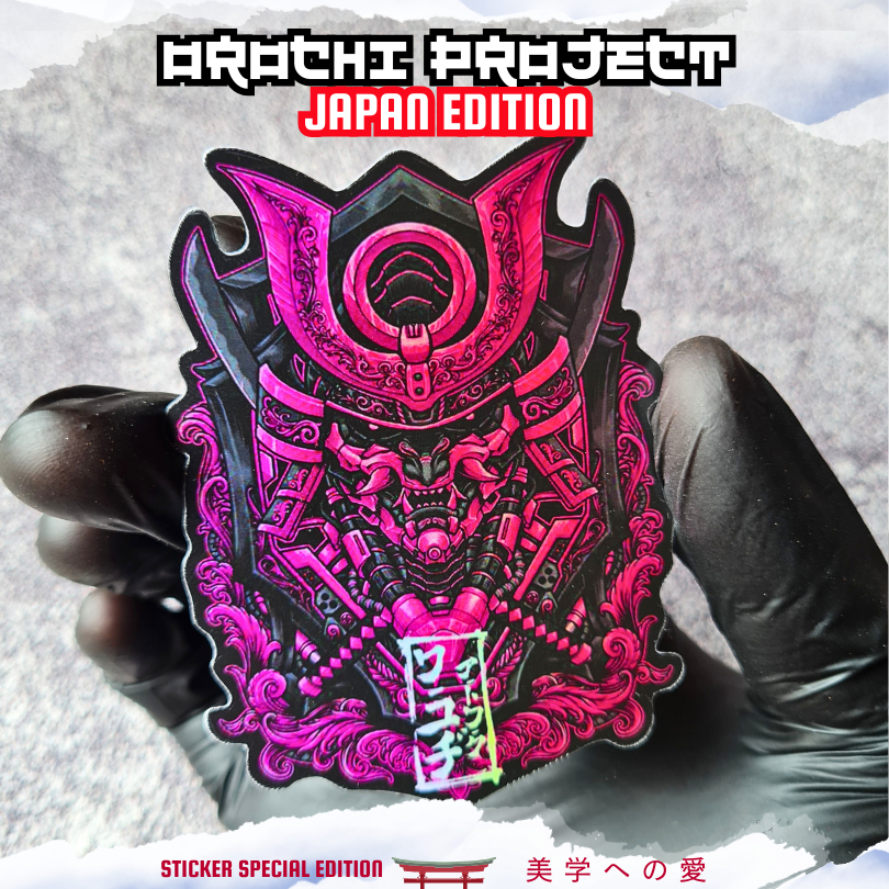 Jual Sticker Stiker Dark Samurai Bushido Ronin Black Pink Japan ...