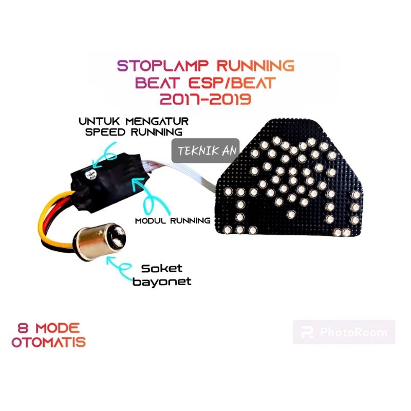 Jual Stoplamp running Beat Esp/Beat 2017-2019 Model love | Shopee Indonesia