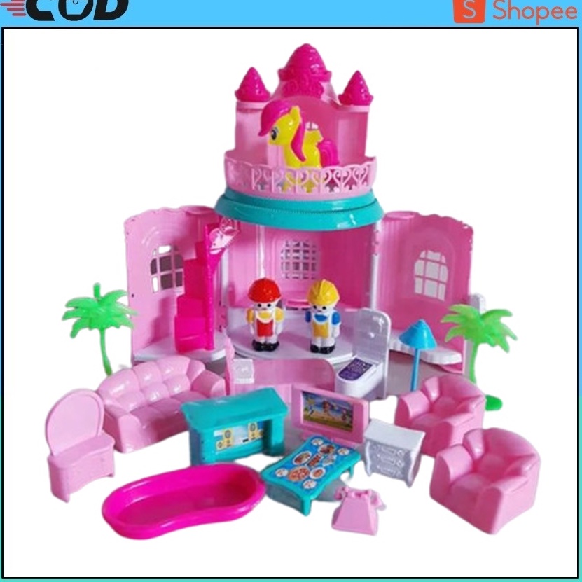 Jual Harga OkeCc1C6 LH4 MAINAN ANAK DREAM CASTLE LH 4 EDUKASI RUMAH RUMAHAN ISTANA MEGAH LUCU ...