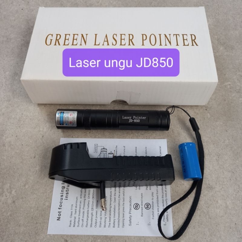 Jual 303 301 senter green red purple laser pointer jarak jauh baterai ...