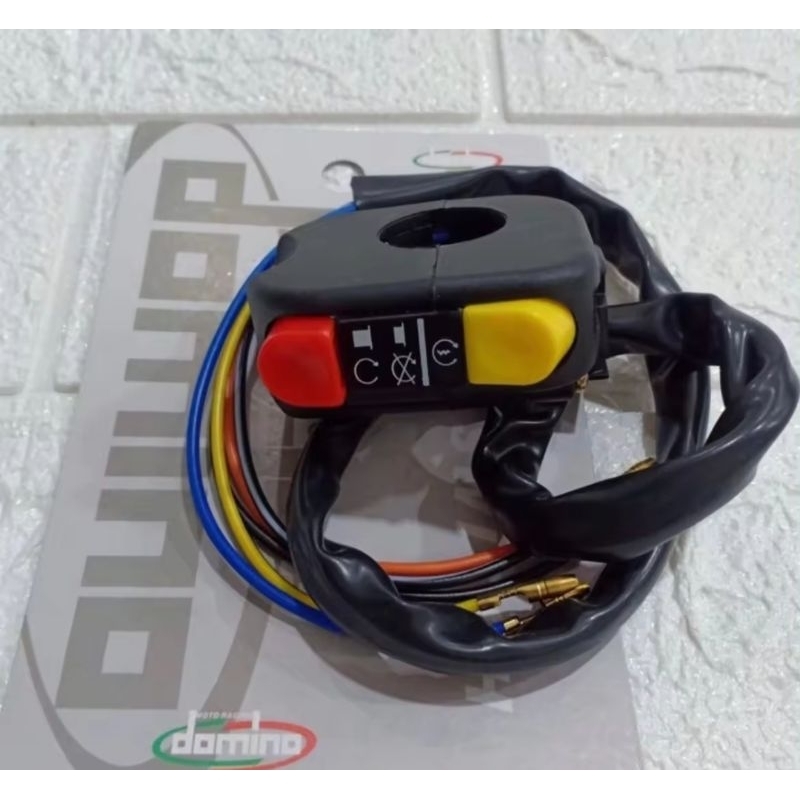 Jual Saklar Domino On Off Saklar Motor Engine On Off Plus Starter Kanan ...
