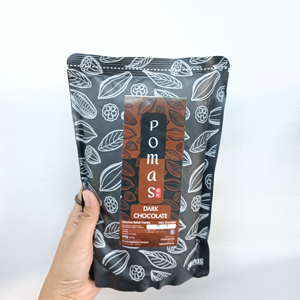 Jual BUBUK PREMIX MINUMAN POMAS DARK CHOCOLATE/ GREEN TEA/ TARO ...