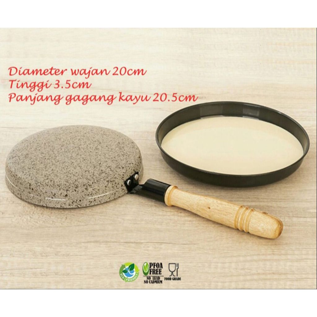 Jual Crepes maker Teflon Cetakan Lumpia / Crepe / Risol Wajan 20 cm ...
