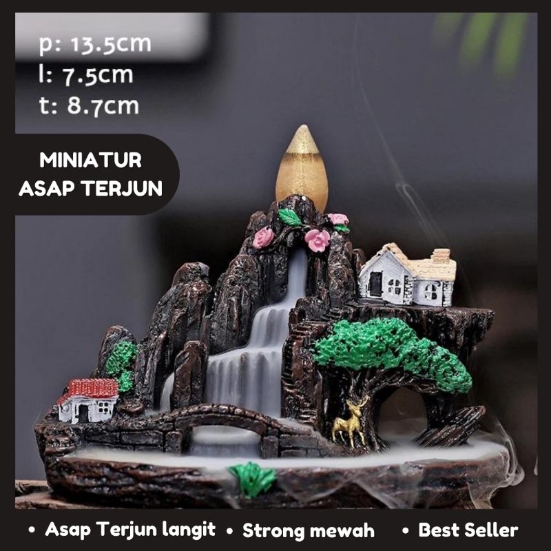 Jual MINIATUR DUPA ASAP TERJUN | AROMA TERAPY ASAP TERJUN ESTETIK ...