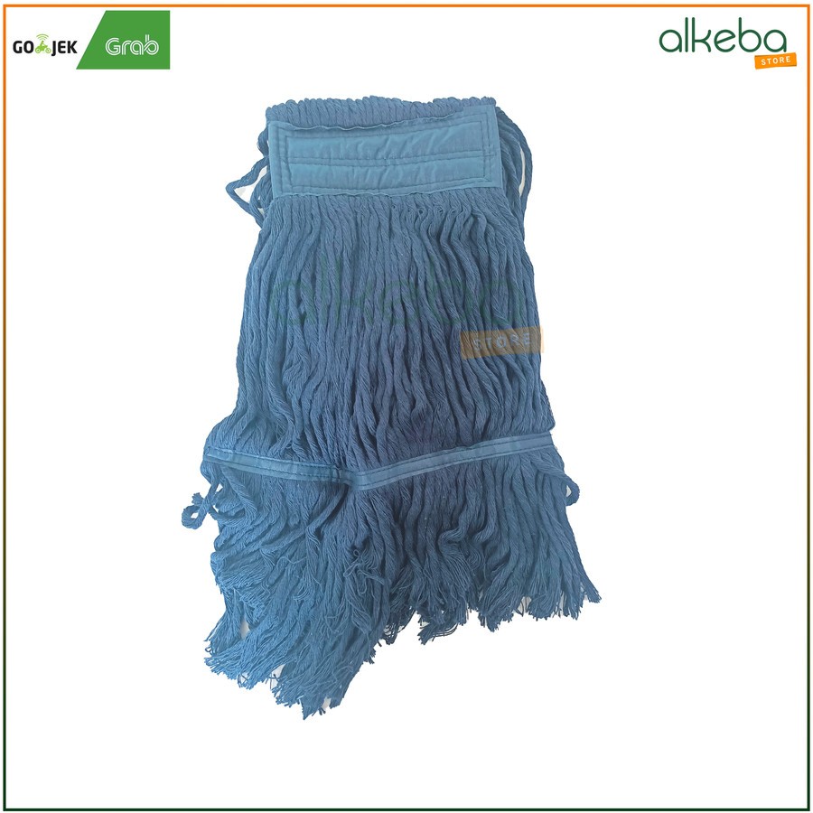 Jual Kain Refill Mop pel Warna Biru / Isi Ulang Mop cleaning service ...