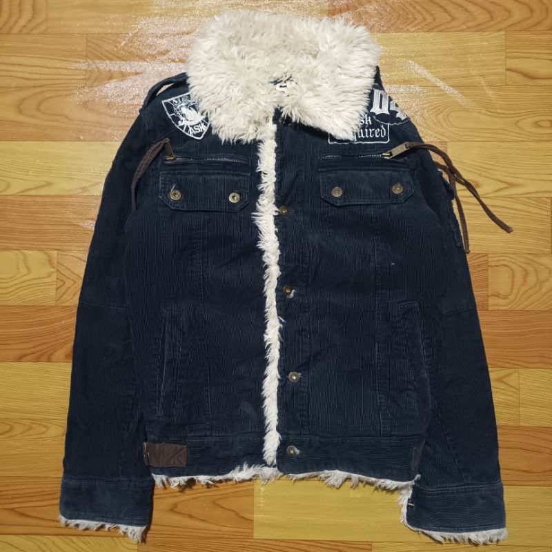 Jual jeket corduroy vintage super tebal dalam Serpa lengan panjang ...