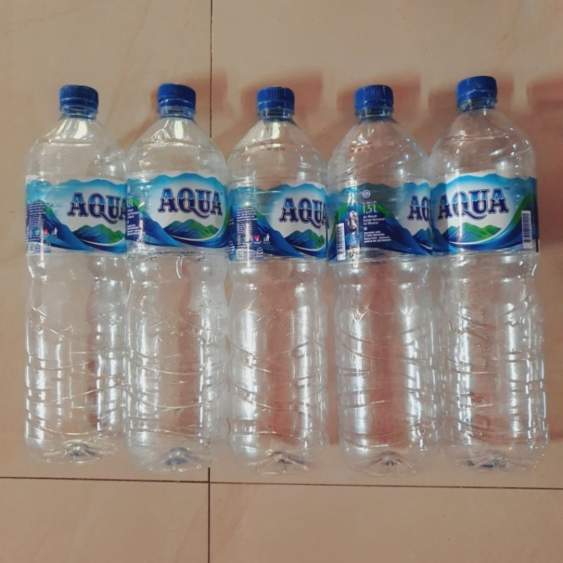 Jual BOTOL AQUA BEKAS 1,5L | Shopee Indonesia