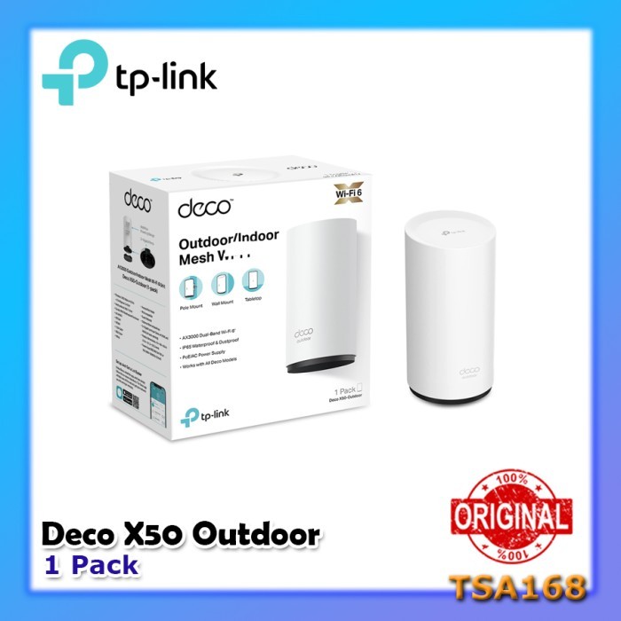 Jual Deco X50 Outdoor AX3000 Mesh PoE WIFI 6 1-Pack Wi-Fi | Shopee ...