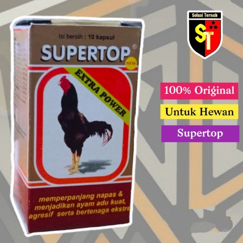 Jual Supertop Multivitamin Penambah Tenaga Ayam Original | Shopee Indonesia