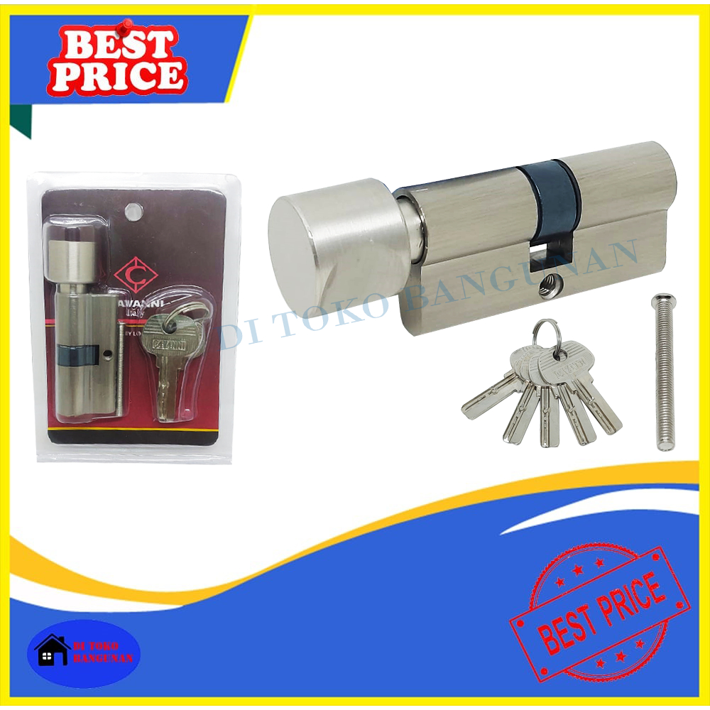 Jual Silinder Kunci Pintu Cavanni Silinder Kunci Knop Ukuran Kecil ...