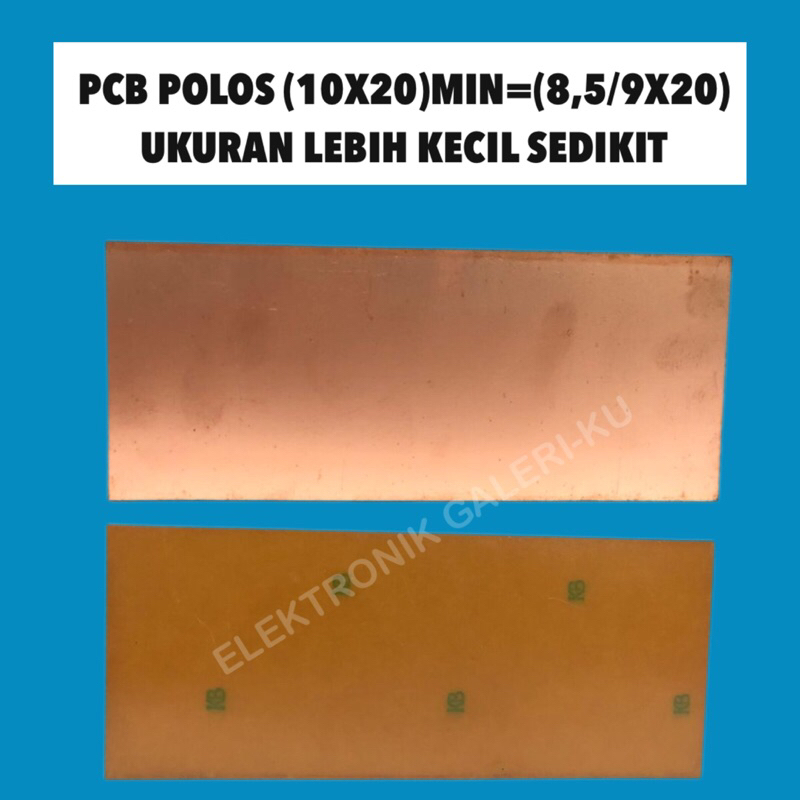 Jual PCB POLOS (10X20)MIN=(8,5/9X20) UKURAN LEBIH KECIL SEDIKIT ...