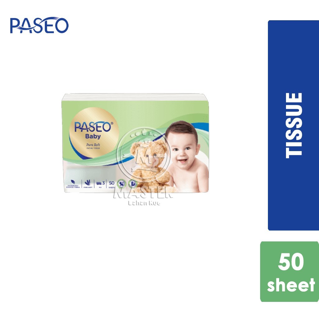 Jual Tisu Paseo Baby Pure Soft / Tissue Travel Pack 50 sheets [1 Pcs ...