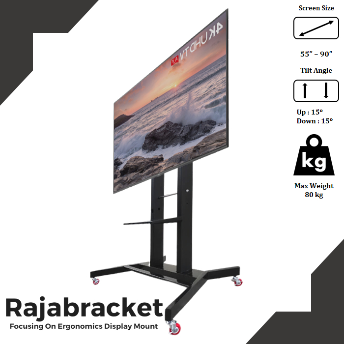 Jual Braket Breket Bracket TV Standing 50 55 60 65 70 75 80 85 90 95 ...