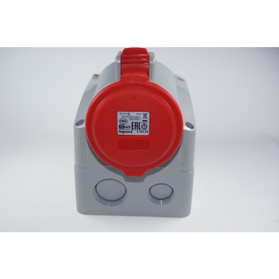 Jual Legrand 5 Pin 32A Surface Mounting Socket 555259 3P+N+E IP44 380/415V | Shopee Indonesia