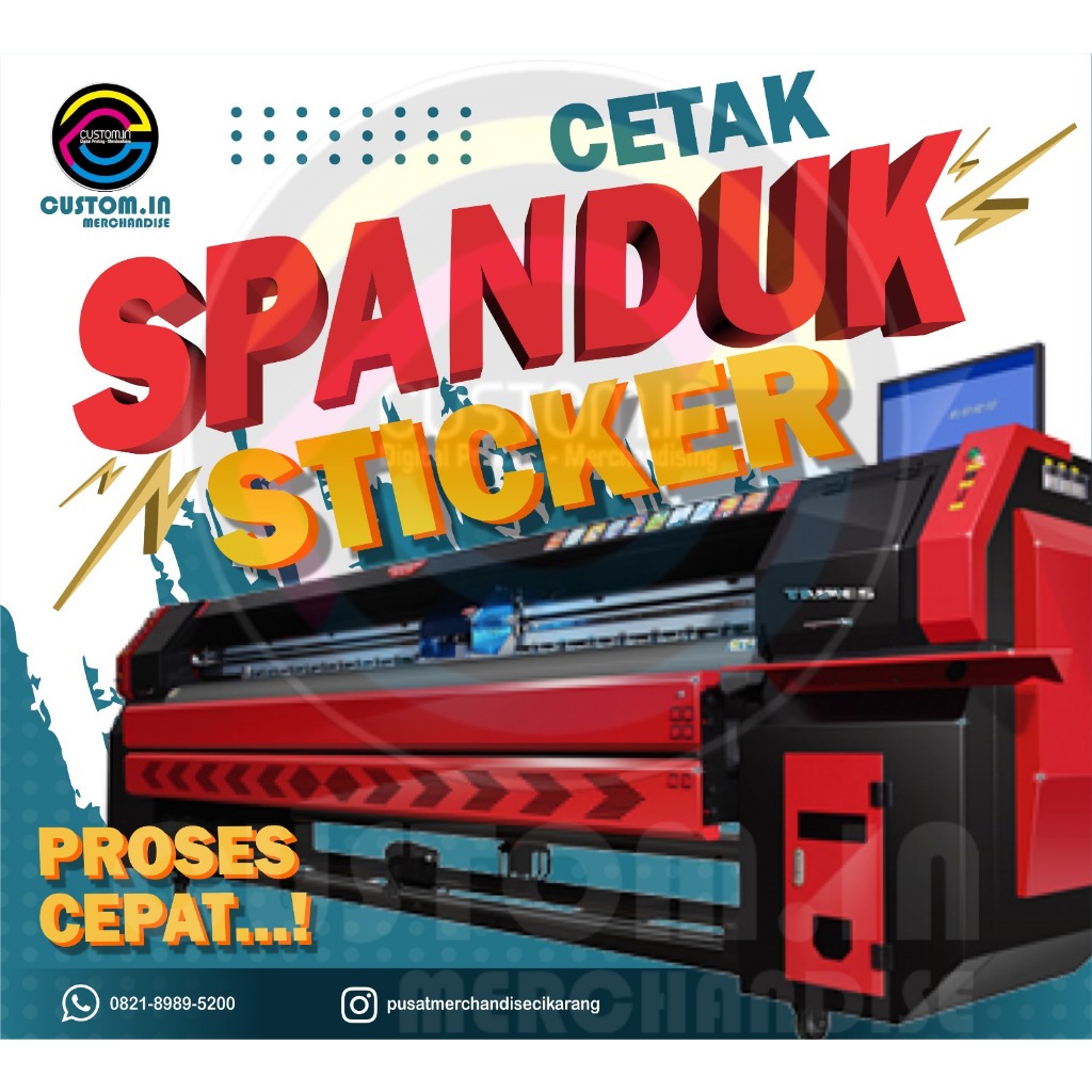 Jual CETAK SPANDUK BANNER METERAN FLEXI KORCIN KOREA TERMURAH | Shopee ...