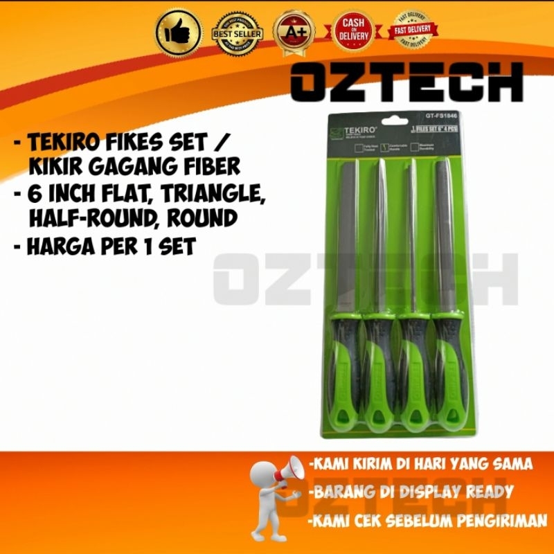 Jual Kikir set Tekiro 6 inch / Tekiro files set 6 inch 4pcs | Shopee ...