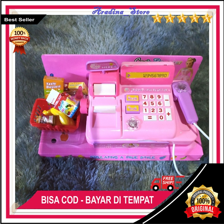 Jual Cash Register Mainan Anak Besar Cash Register With Sound And Light ...