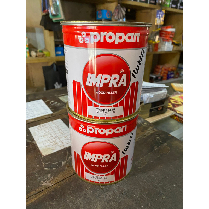 Jual propan impra wood filler SH 114 white dempul kayu warna putih ...