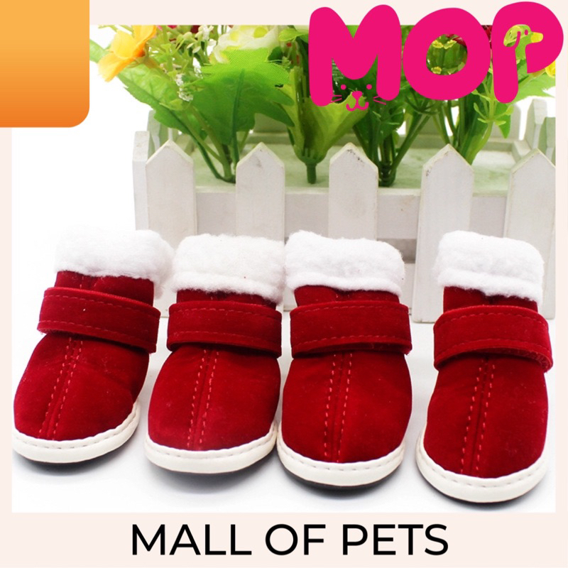 Jual Sepatu Natal Anjing Kucing / Chistmas Santa Shoes For Dog Cat ...