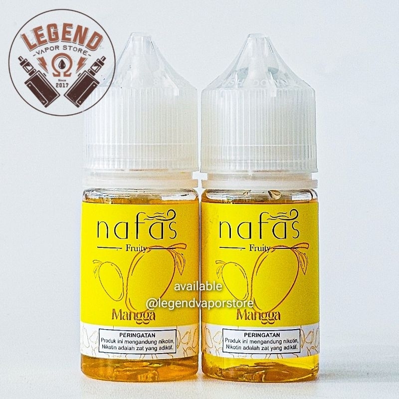 Jual SALT NIC - LIQUID NAFAS Mangga 30ML 12MG AUTHENTIC By EJM X ...
