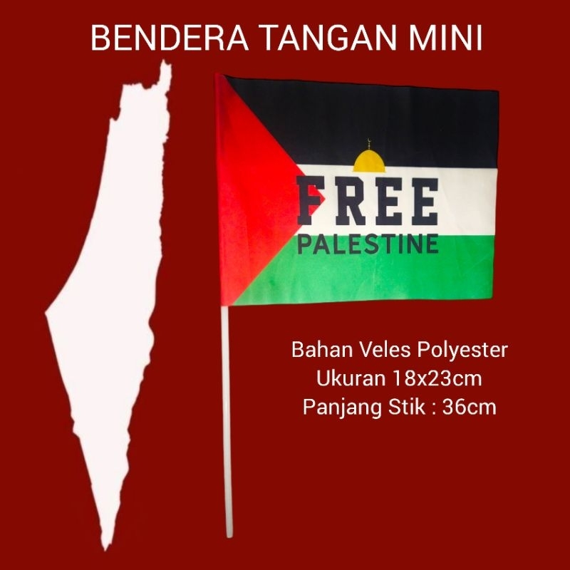 Jual bendera tangan palestine | bendera palestina kecil | bendera motor ...
