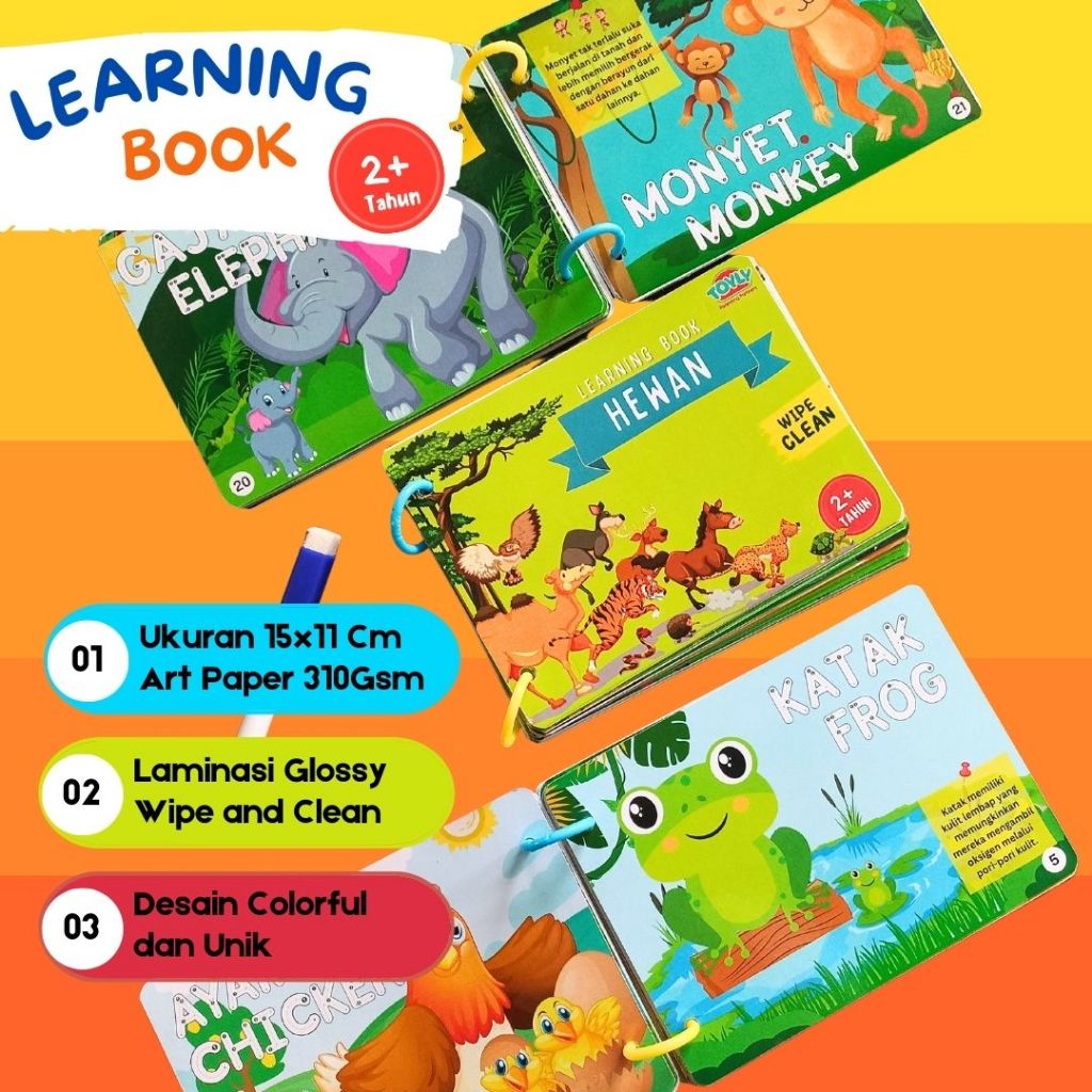 Jual Premium Activity Tracing Book | Buku Belajar Menulis Huruf Alphabet ABC | Wipe And Clean ...