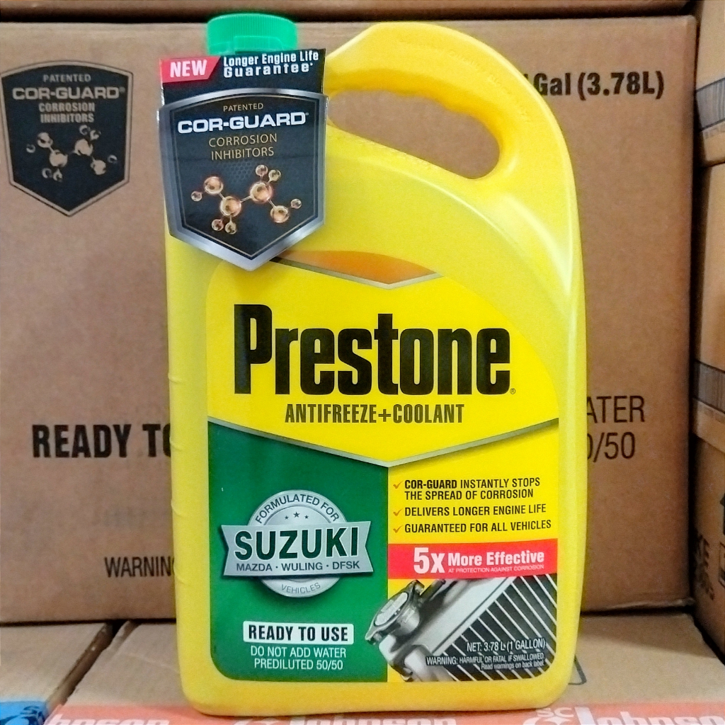 Jual CAIRAN RADIATOR / RADIATOR COOLANT 50/50 PRESTONE 3,78 LITER HIJAU ...