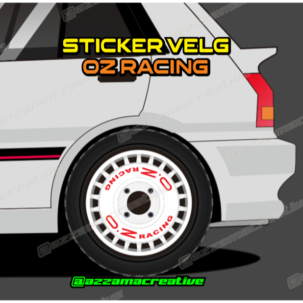 Jual Sticker velg OZ Racing stickers | Shopee Indonesia