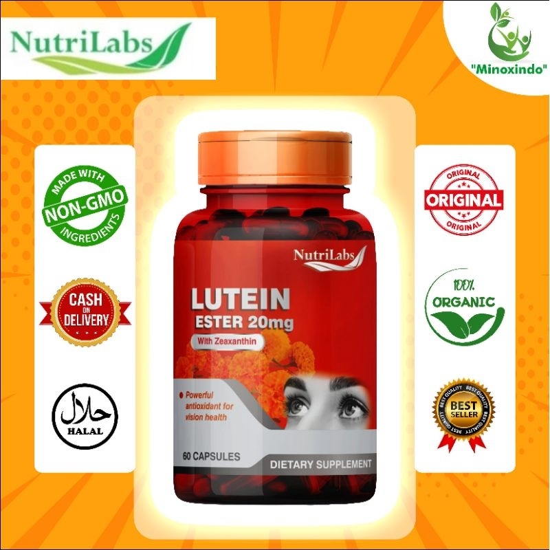 Jual Lutein Ester 20mg With Zeaxanthin Nutrilabs Vitamin Mata | Shopee ...