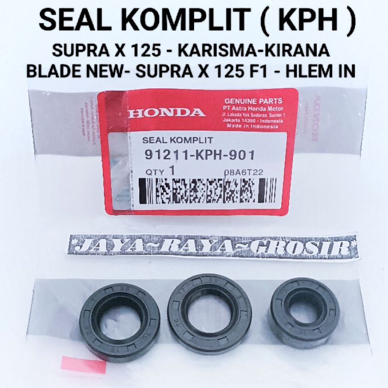 Jual SEAL KOMPLIT ( KPH ) SIL SET ENGINE KARISMA KIRANA SUPRA X 125 BLADE NEW 125 SUPRA X 125 ...