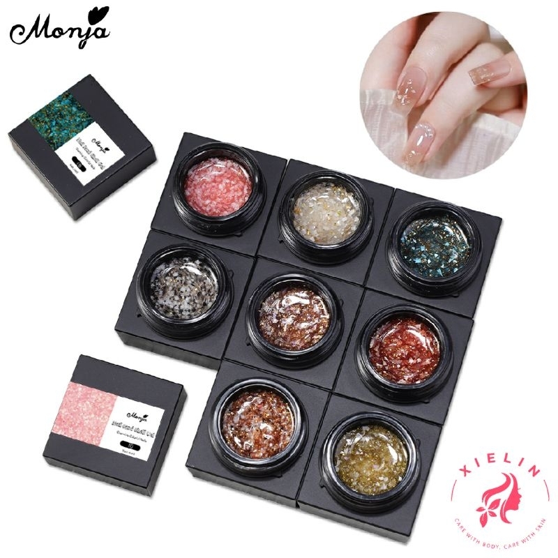 Jual MONJA NAIL SAND SHELL GEL POLISH | Shopee Indonesia