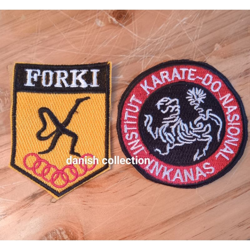 Jual BET BORDIR LOGO LAMBANG INKANAS FORKI | Shopee Indonesia