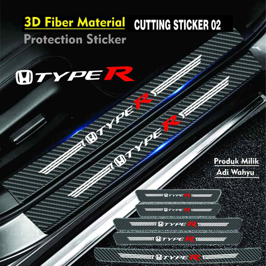 Jual sticker sill plate carbon 3d mobil typeR sticker karbon 3d ...