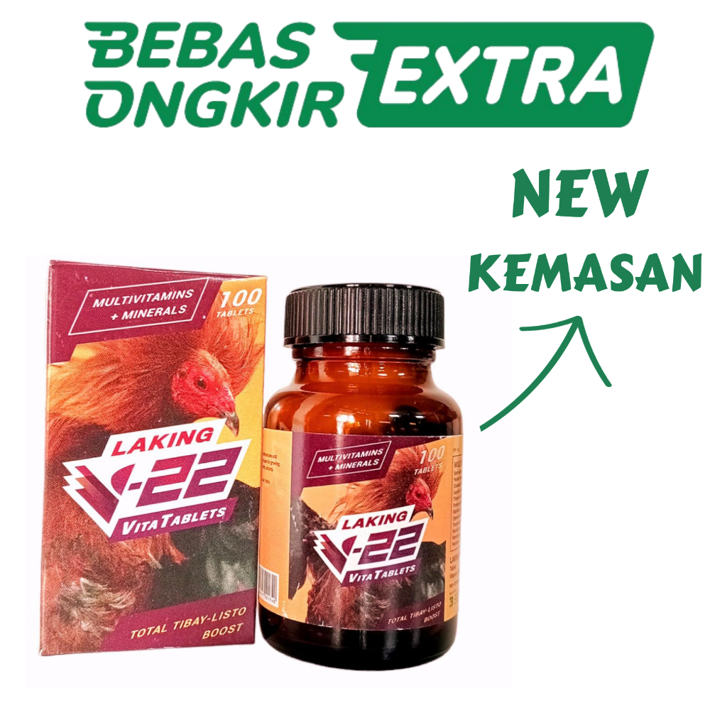 Jual V22 BELMAN NEW KEMASAN - (100 tablets) super multivitamin dan ...