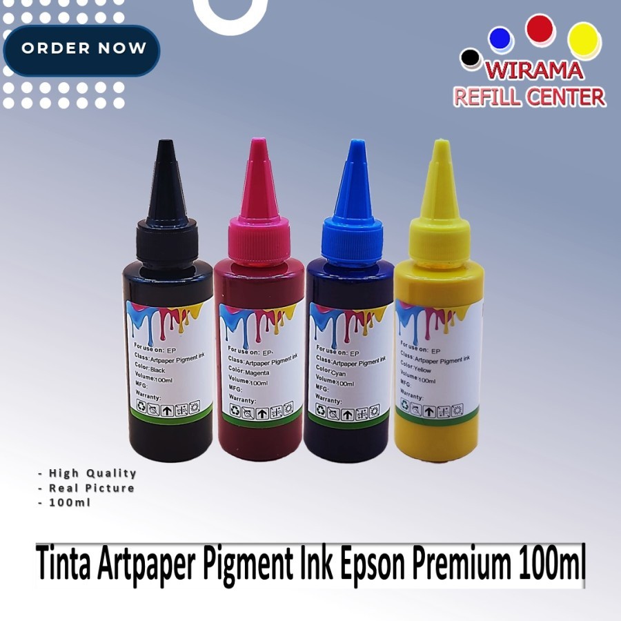 Jual Tinta Art paper Epson Premium Grade A 1 SET 4 WARNA | Shopee Indonesia