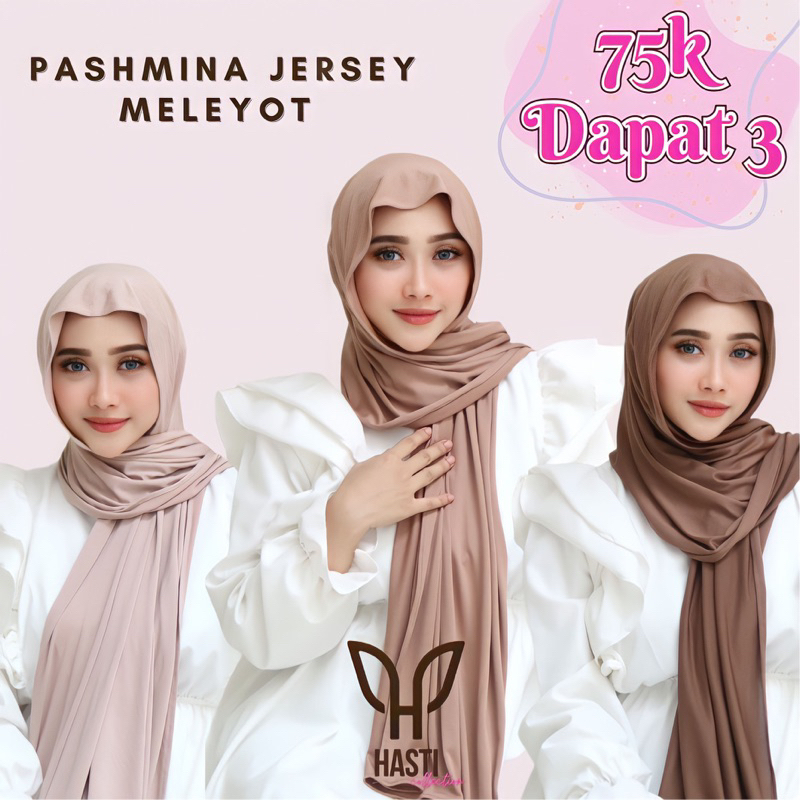 Jual PASHMINA KAOS JERSEY | PASHMINA MELEYOT | PASHMINA KAOS SPANDEX ...