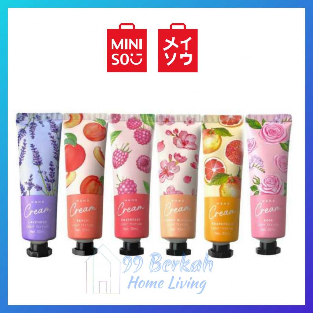 Jual MINISO Hand Cream / Lotion Krim Tangan 30mL Moisturizing Floral ...
