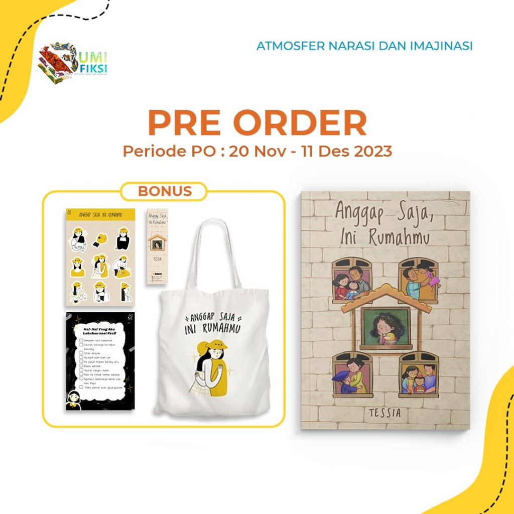 Jual Pre Order - Buku Novel Anggap Saja, Ini Rumahmu - Tessia ...