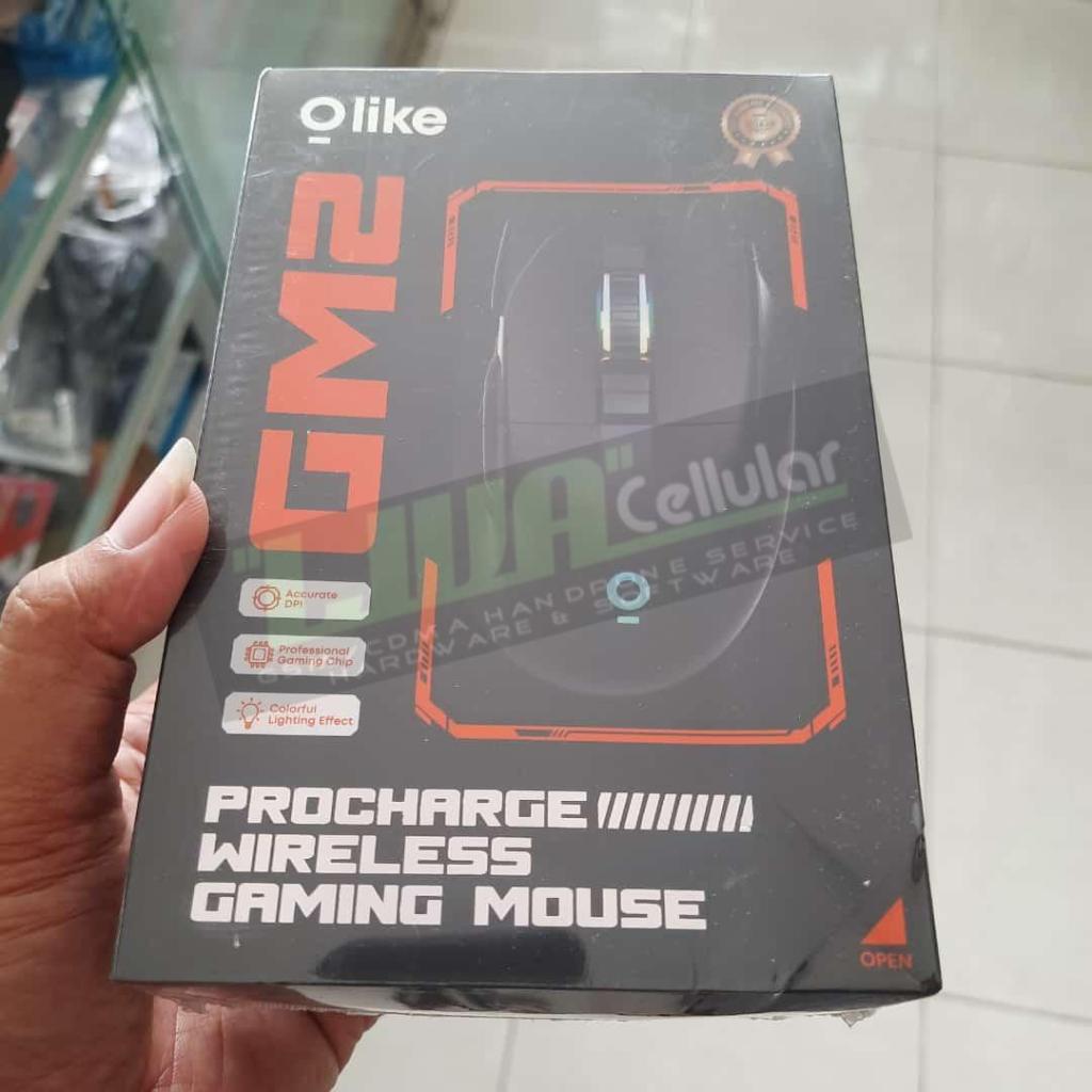 Jual Olike GM2 Wireless Gaming Mouse Game 3200DPI RGB Lightning Effect ...