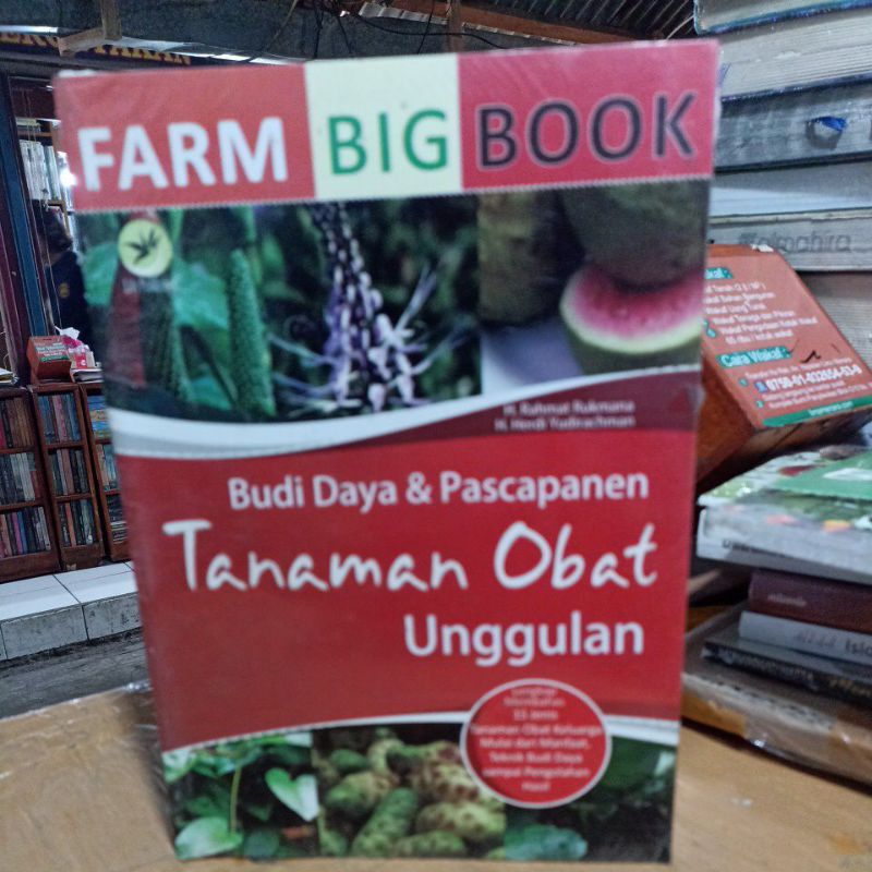 Jual buku original FARM BIGBOOK budidaya TANAMAN OBAT unggulan (andi ...