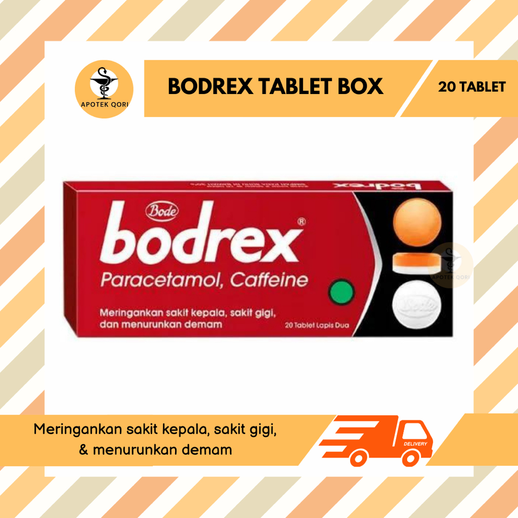 Jual BODREX BOX 20 TABLET/SAKIT KEPALA/SAKIT GIGI/PENURUN DEMAM ...