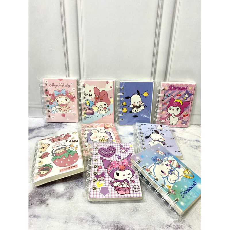 Jual ONIXACC-MEMO NOTE SANRIO MIX/BUKU SANRIO/NOTE BOOK SANRIO ISI 12PCS | Shopee Indonesia
