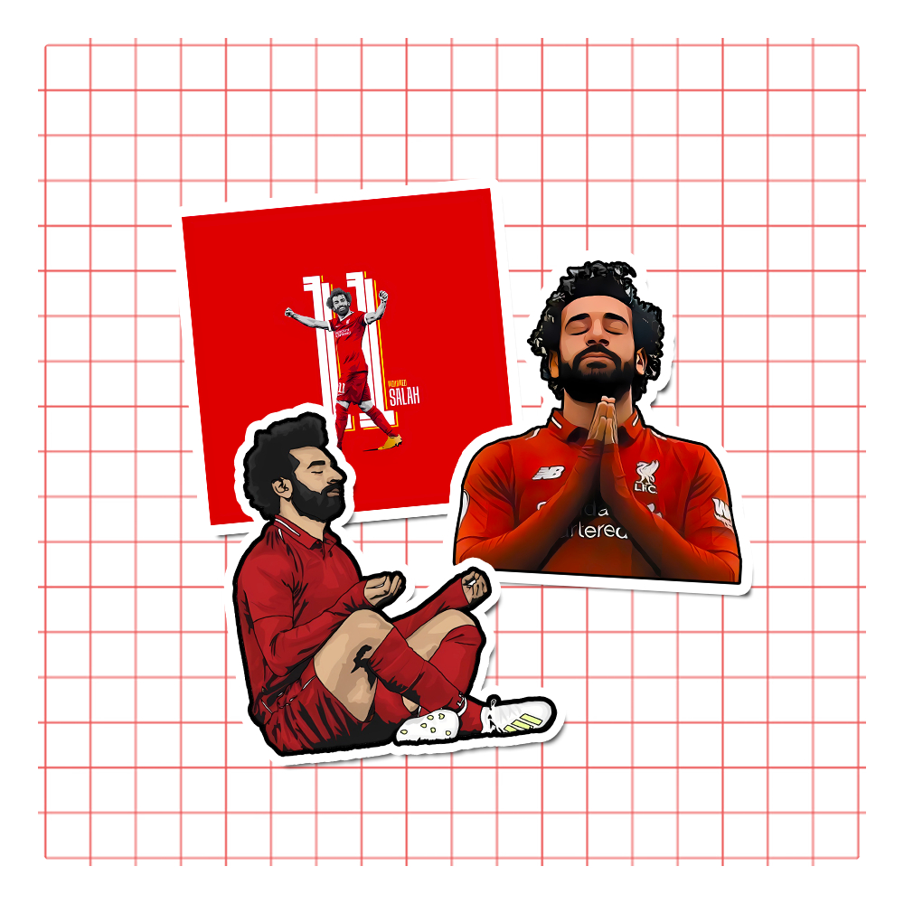 Jual Sticker Pack M Salah Liverpool | Shopee Indonesia