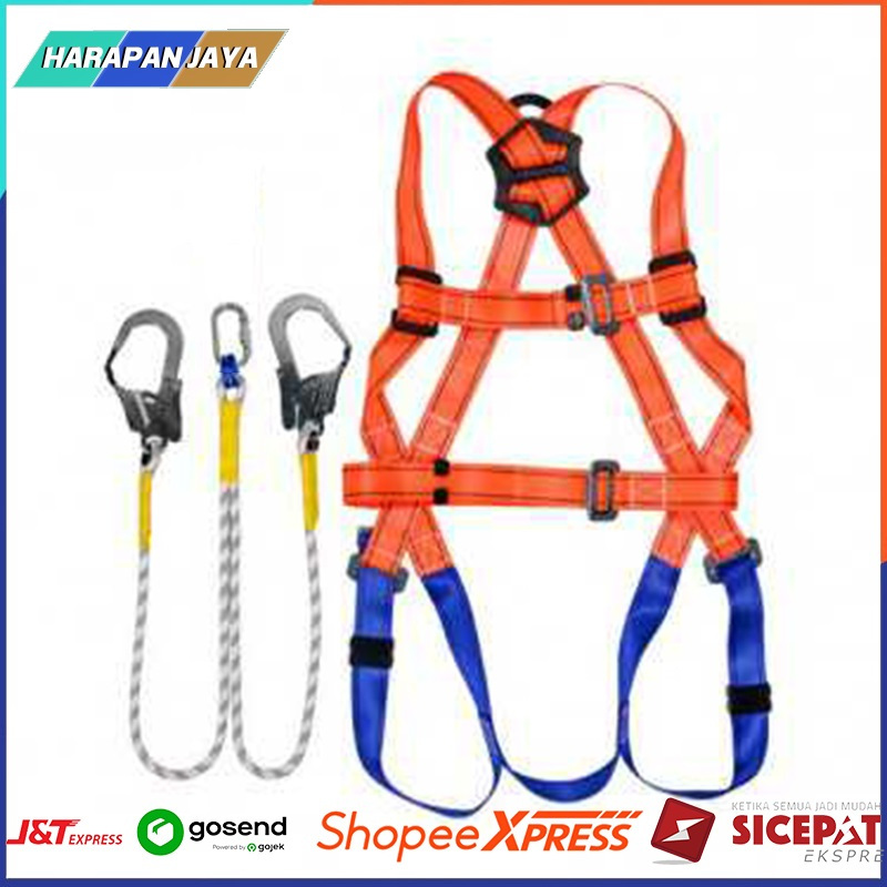 Jual Sabuk Pengaman Panjat Tiang Tebing Gedung Tinggi Safety Belt Full ...