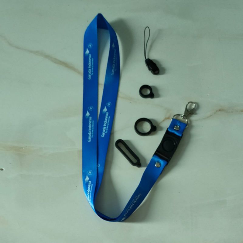 Jual TALI LANYARD GARUDA INDONESIA / LANYARD biru Premium lanyard ...